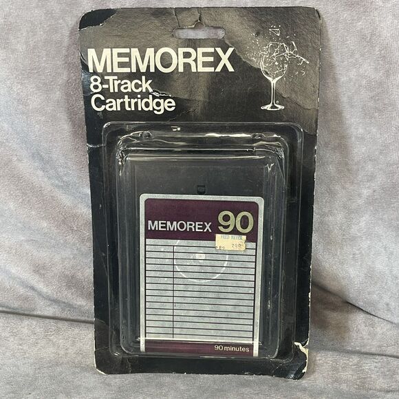 Memorex | Media | Vintage Memorex 9 Minute Blank 8 Track Recording Tape ...